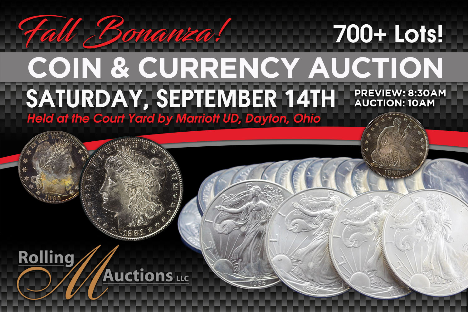 Fall Bonanza Coin & Currency Auction - Premium Quality Coin Auctions
